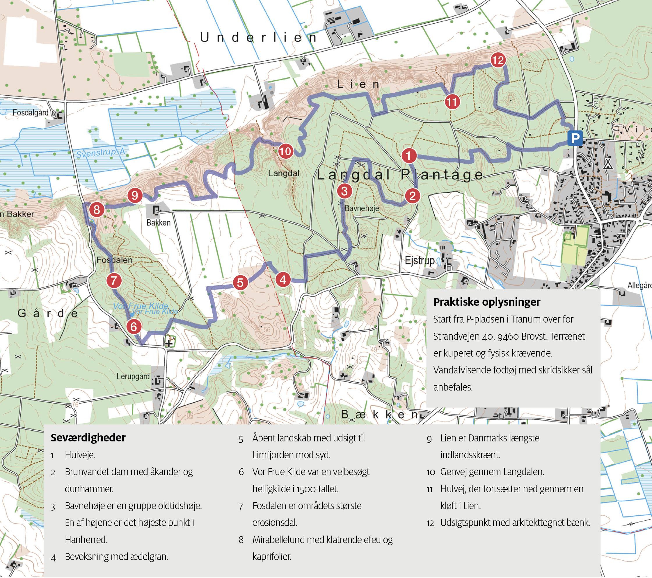 Legind | Vandrerundture i Danmark